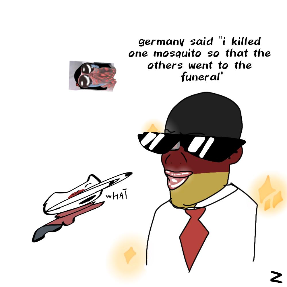 The silly countryhumans I ate 5 grapes: Mosquitoes - ibisPaint