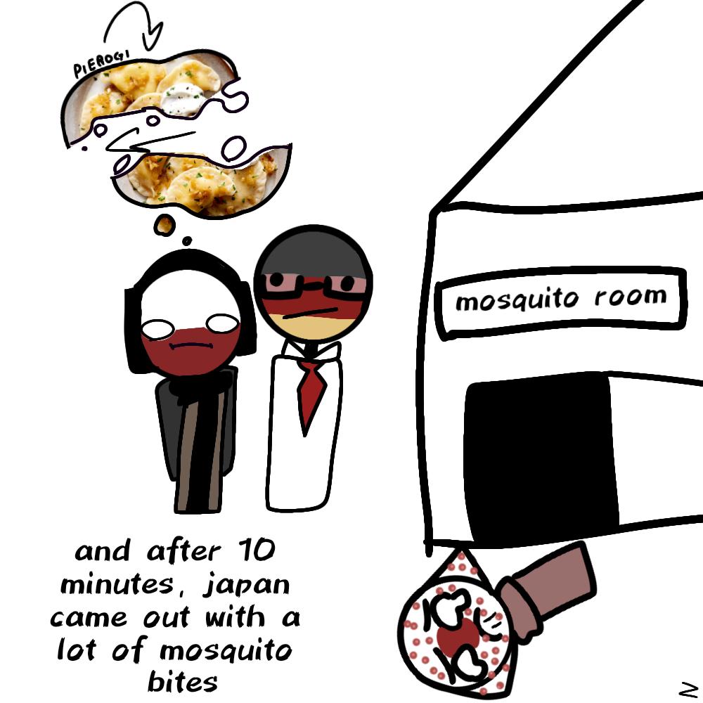 The silly countryhumans I ate 5 grapes: Mosquitoes - ibisPaint