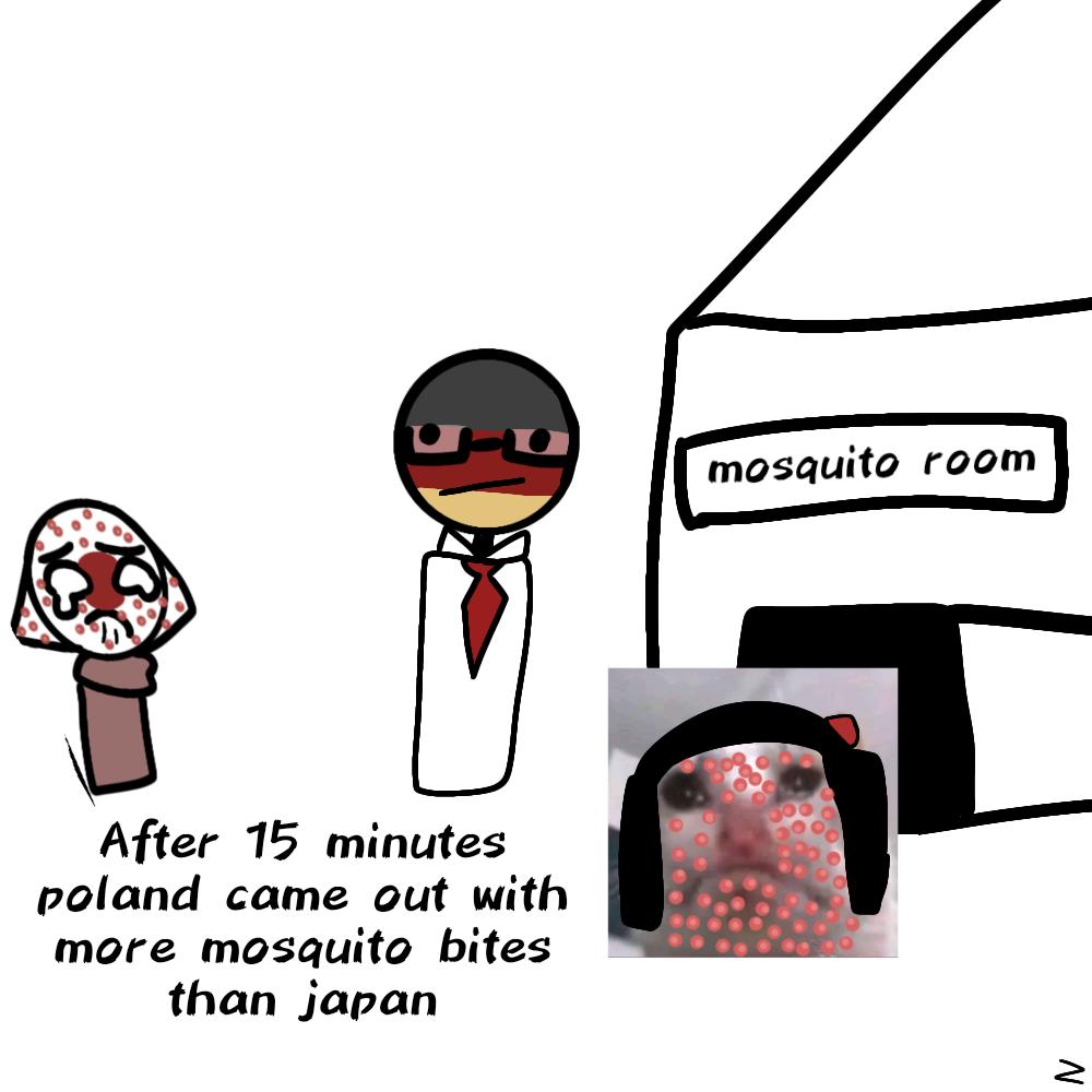 The silly countryhumans I ate 5 grapes: Mosquitoes - ibisPaint