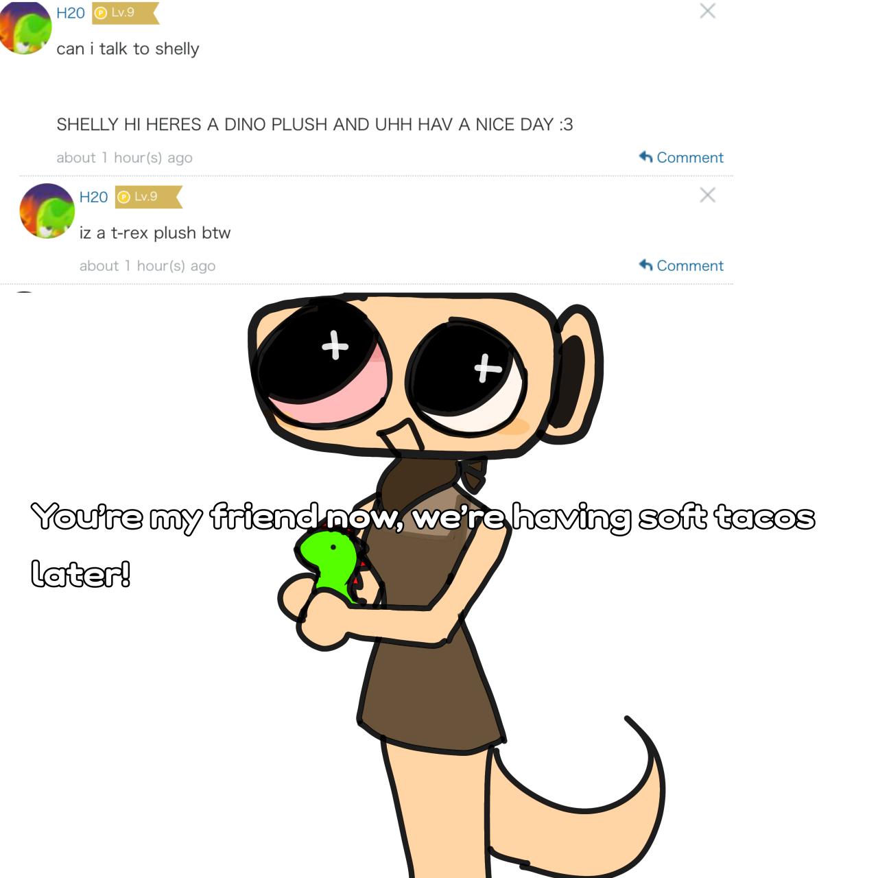 Shelly’s World 9 Fossils found :0 - ibisPaint