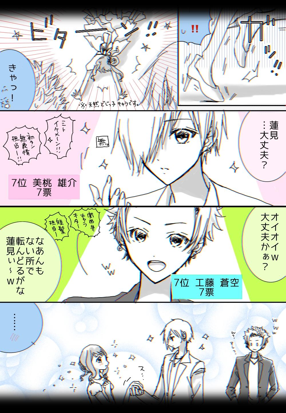 初恋Distance 第38話 人気投票結果発表漫画 前編 - ibisPaint