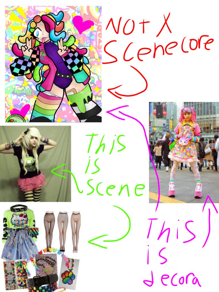 CHAOS CORNER~☆ Ate 13 Humans Olive’s “scenecore” OC - ibisPaint