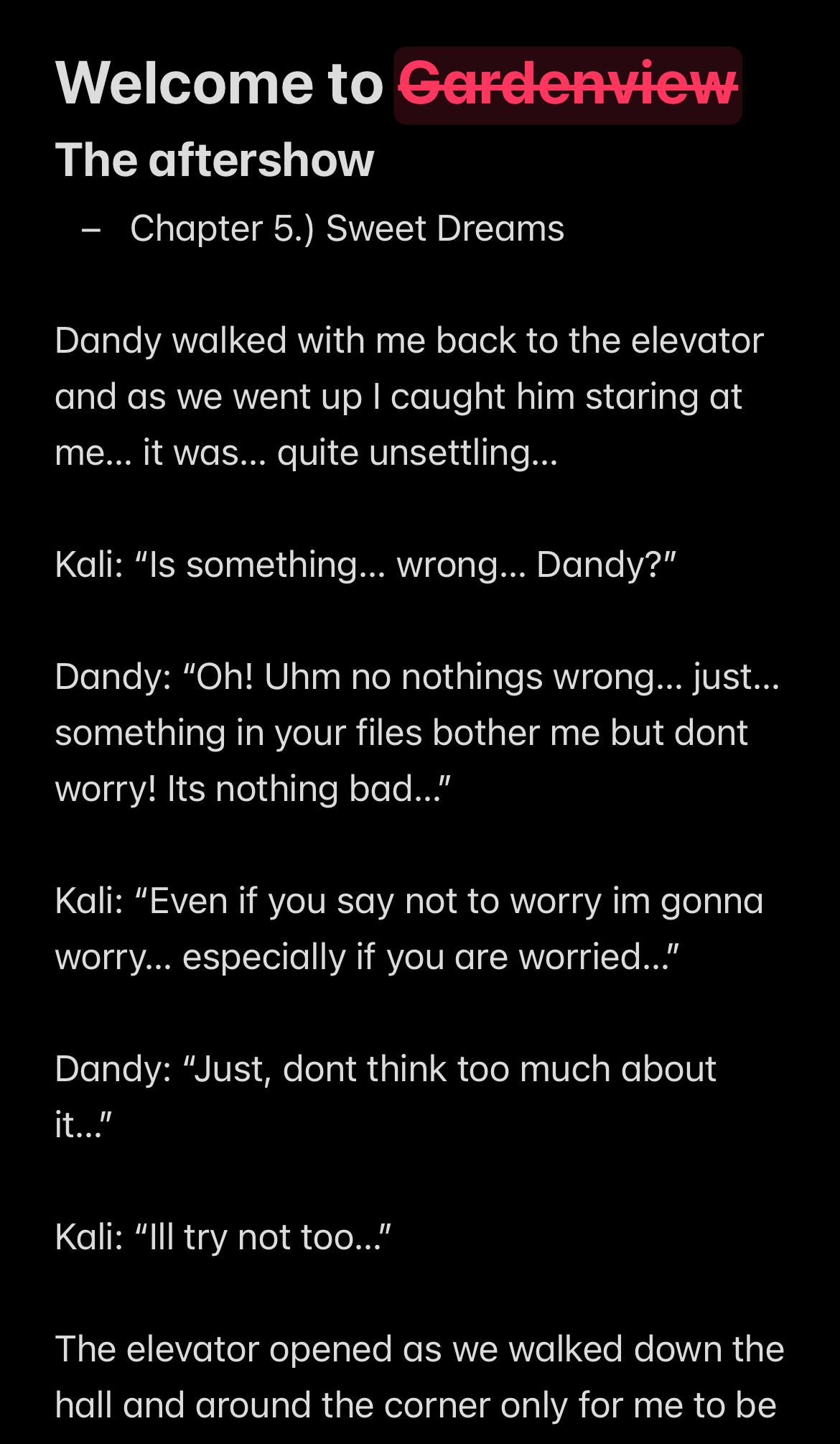 WTG: The Aftershow Show 5.) Sweet Dreams - ibisPaint