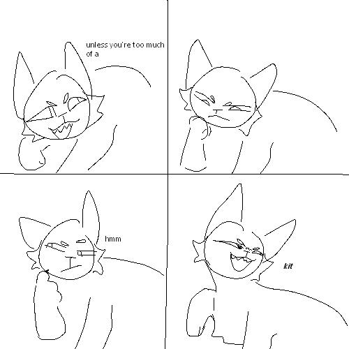 drawings i did somewhere else meow 1: dumb little cats - ibisPaint