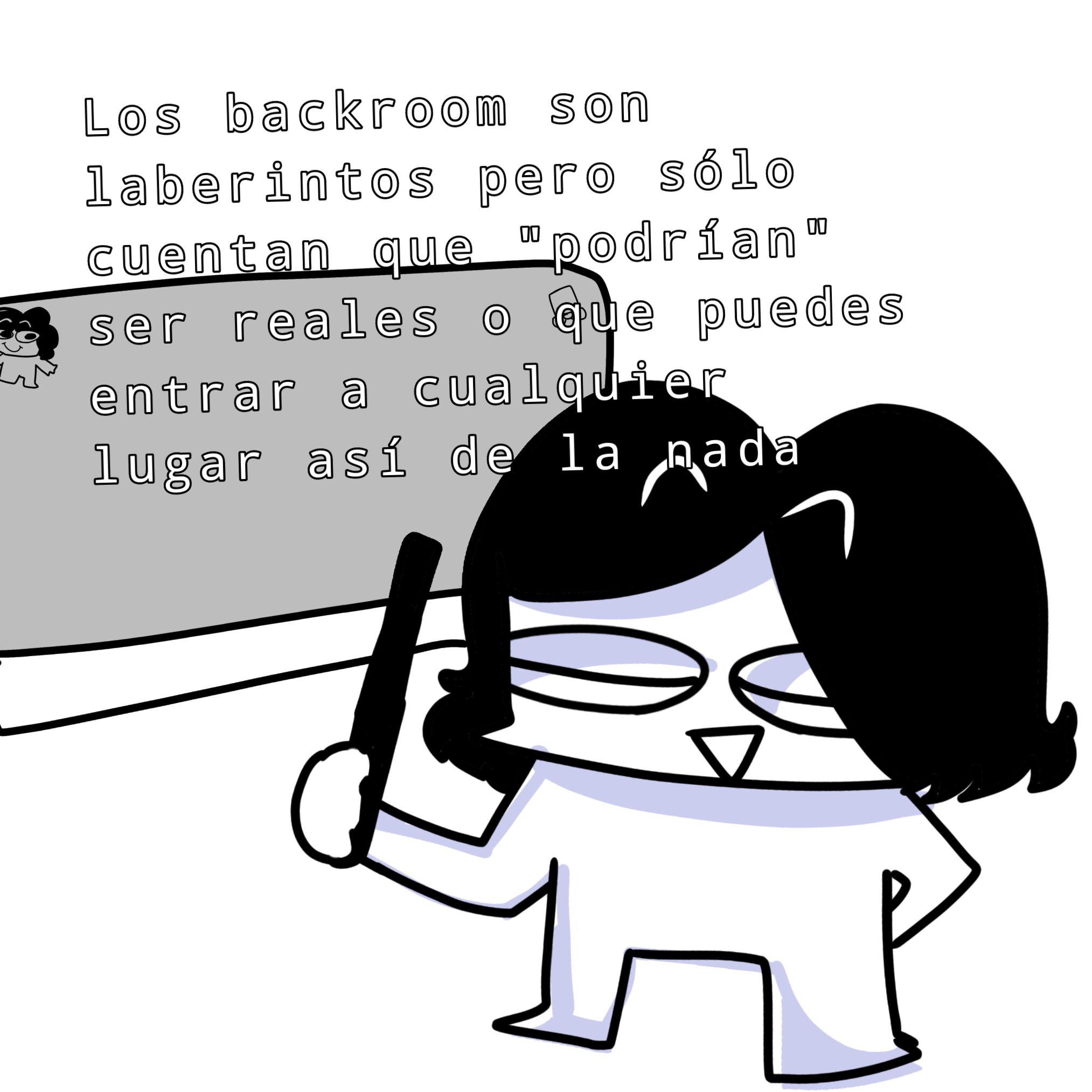 🌟Las aventuras de Ángela🌟 Otro día mas9 Backroom - ibisPaint