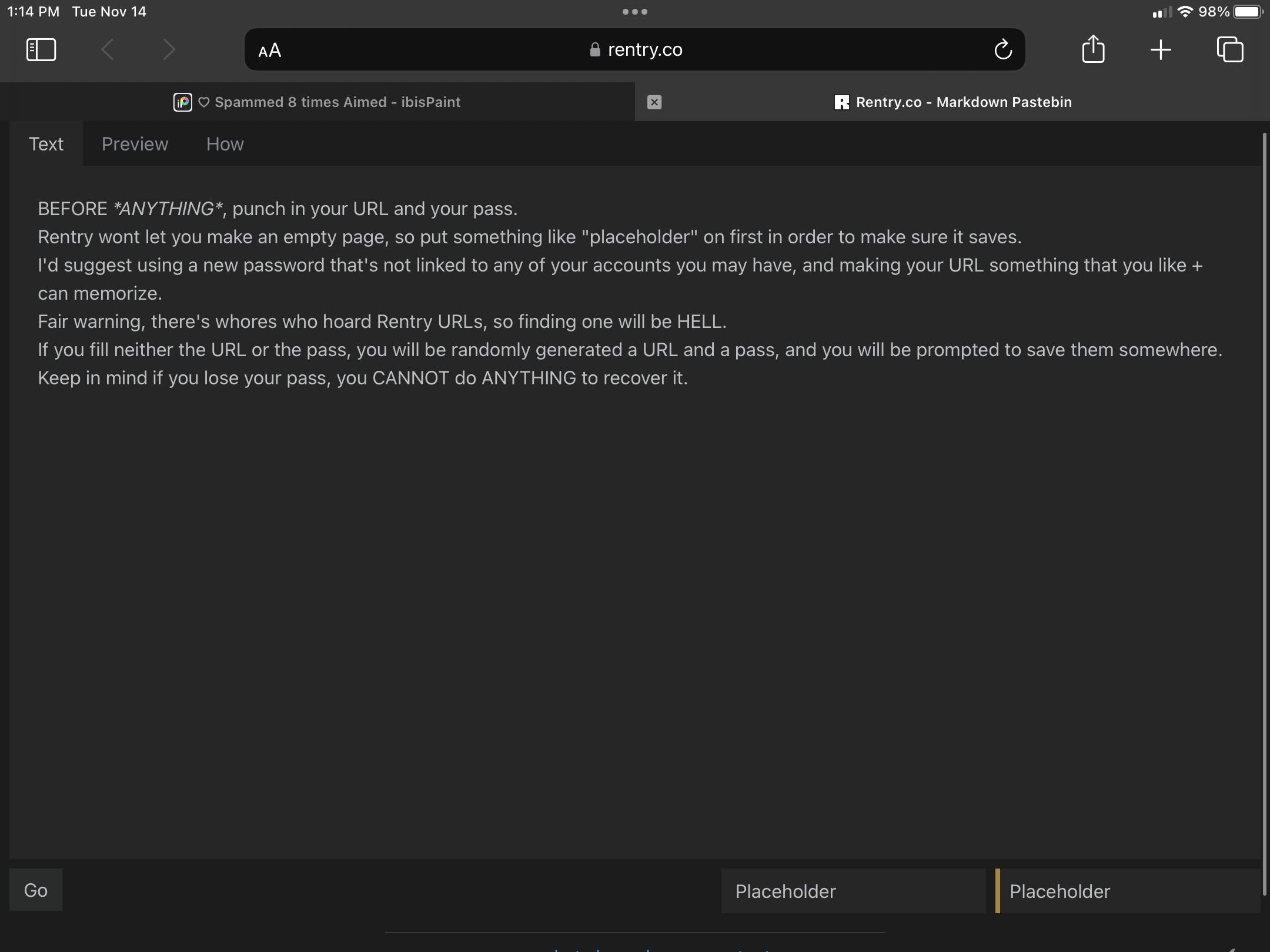 Spammed 9 times Bad Rentry 101 - ibisPaint