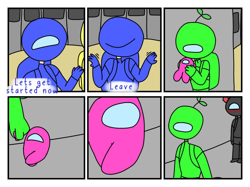 Among sUs Comic Amogus 3 Welcome - ibisPaint