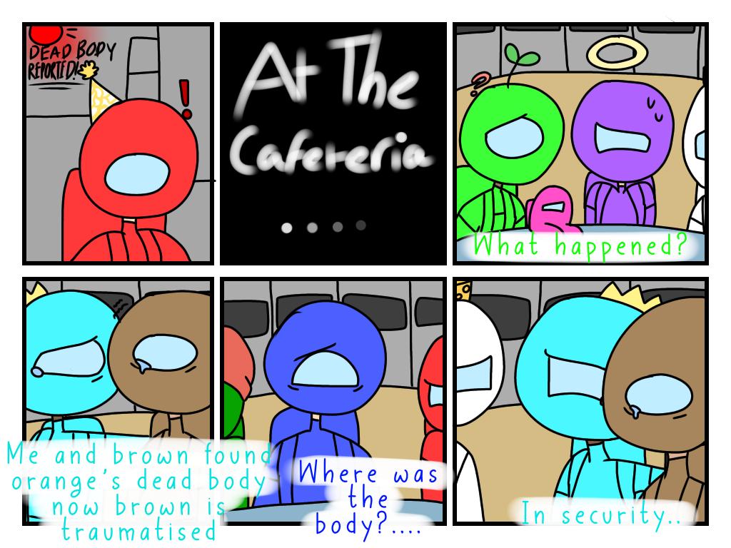 Among sUs Comic Amogus 4 Someone died - ibisPaint