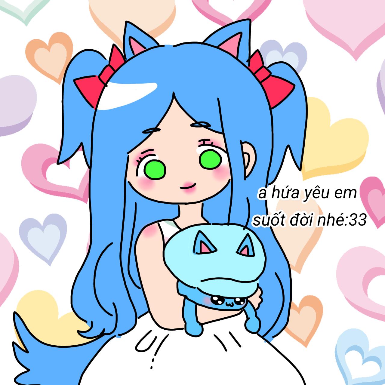 Miu miu cute nè:33 Tập 7 Anh blu yêu mình :3 - ibisPaint