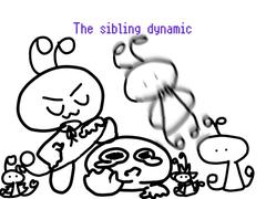 Sibling dynamic Disturbed 7 Siblings BEDROOOM - ibisPaint
