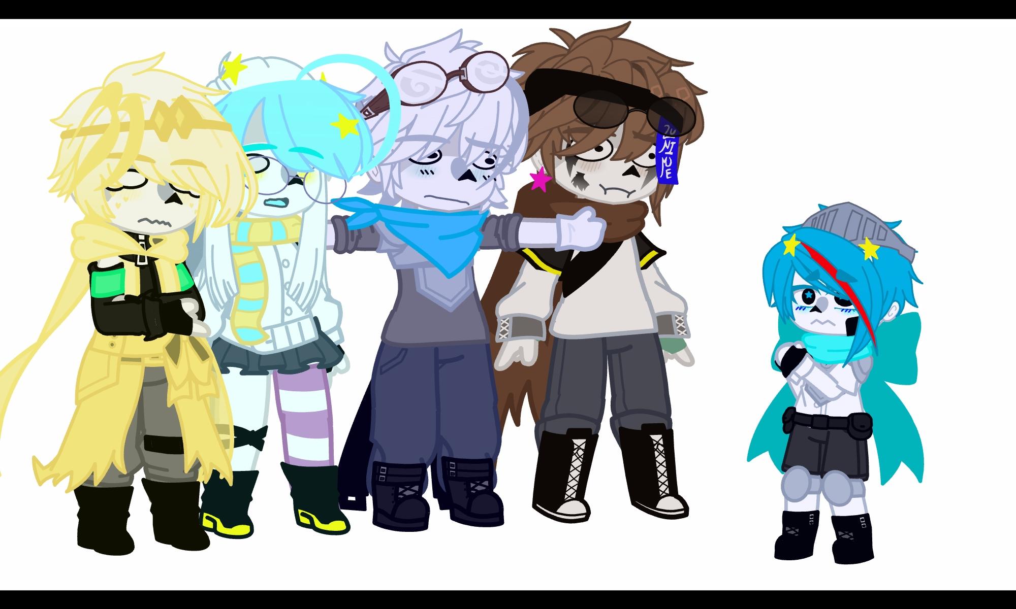 star sanses ask,dare,randomnes Episode 6 Star sanses meet fanon-Part 1 - ibisPaint