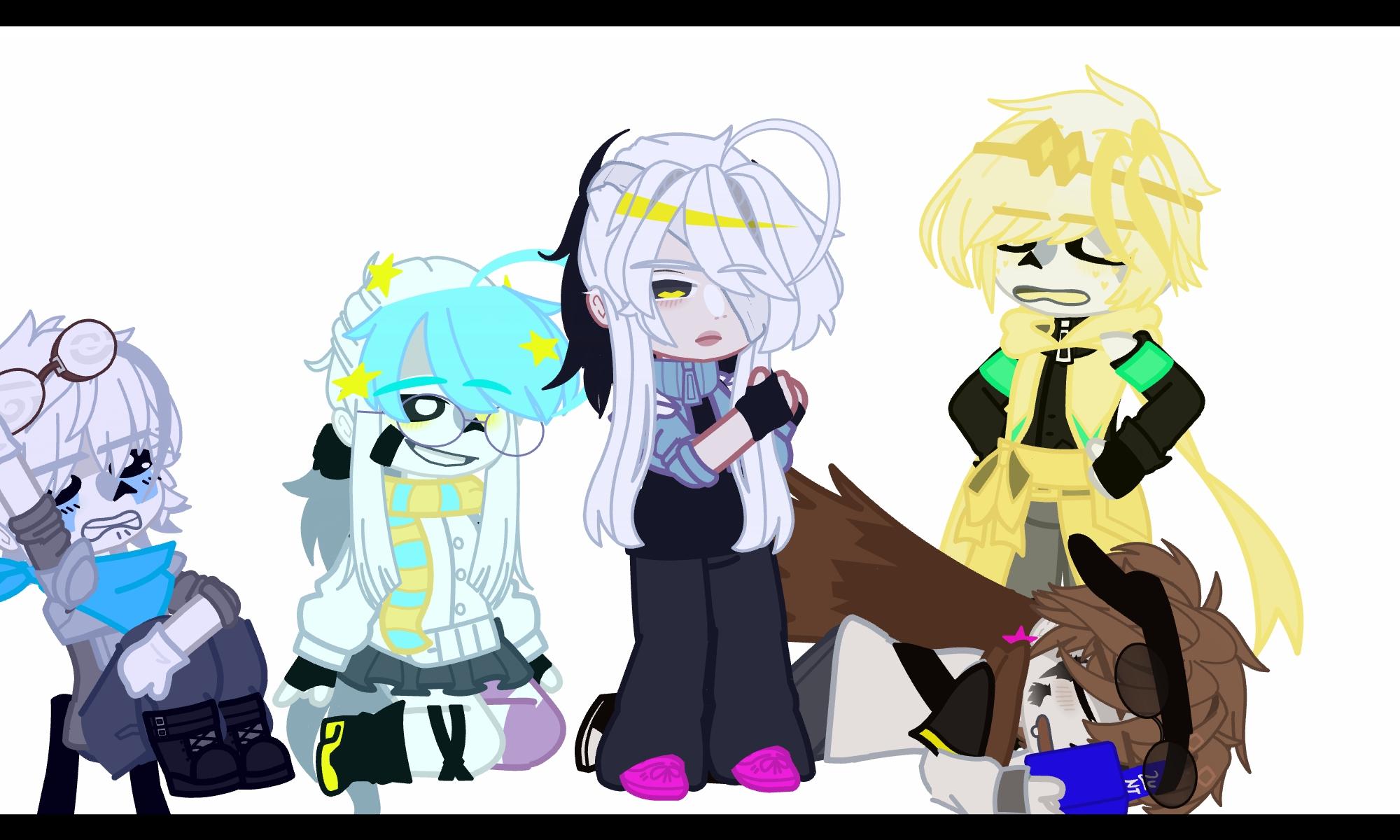 star sanses ask,dare,randomnes Episode 8 Star sanses meet fanon-Part3 - ibisPaint