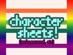 Character Sheets! CS #3 #collectingstars - ibisPaint