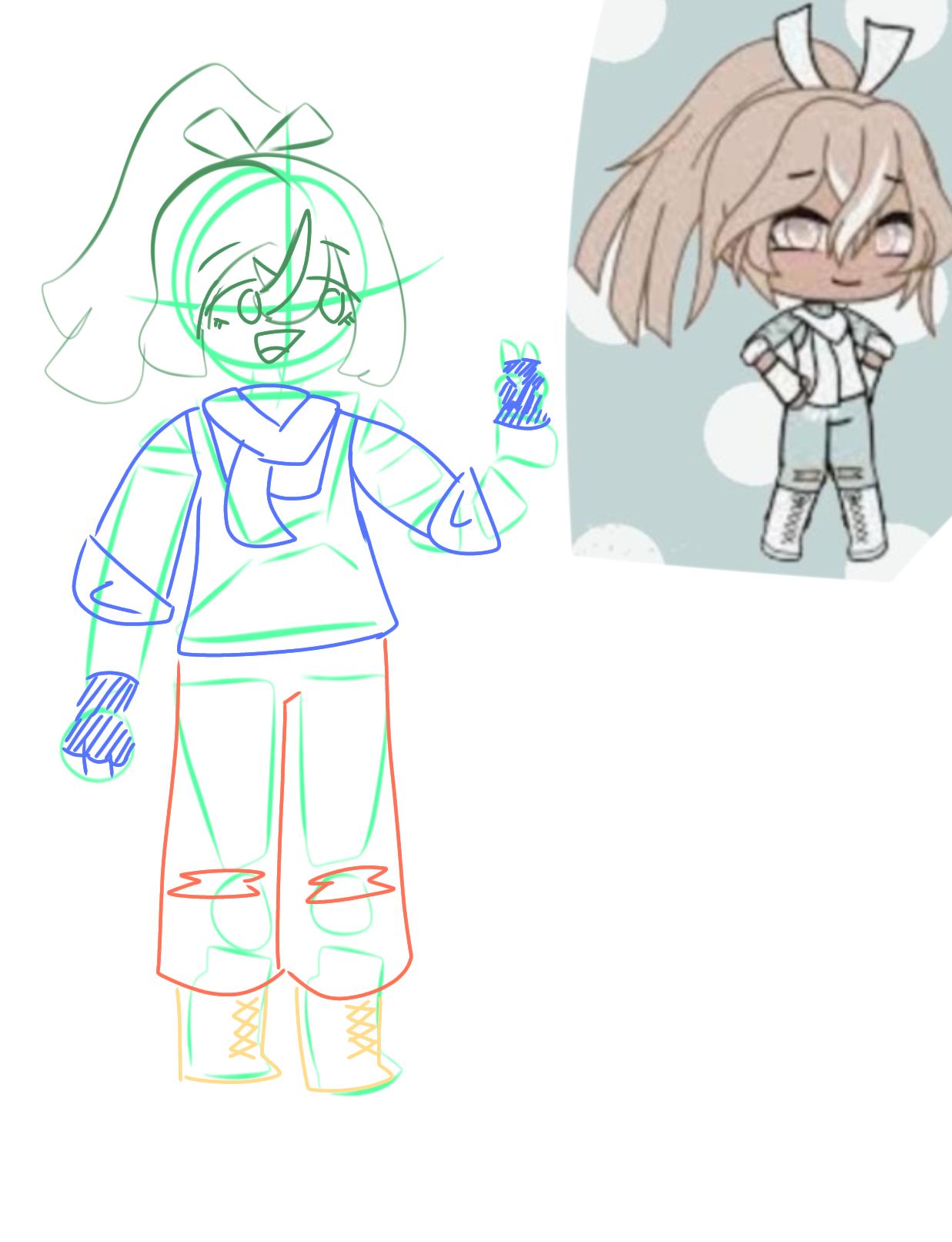 mels rando'ness comique random thingy 13 sketch and smol face reveal - ibisPaint