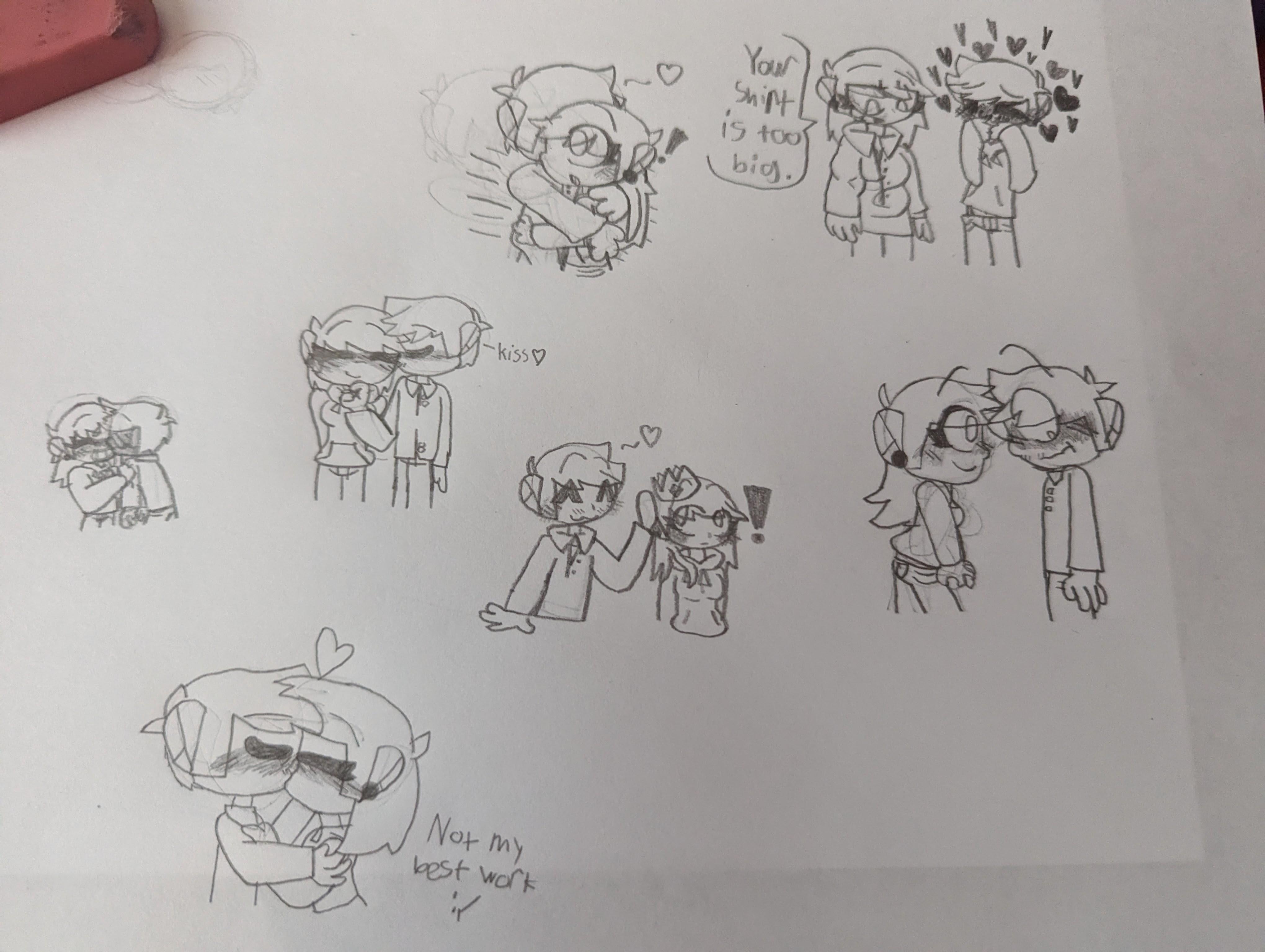 Kate's Pile of Randomness I've made 26 fanarts: Tiny art dump + shirt - ibisPaint