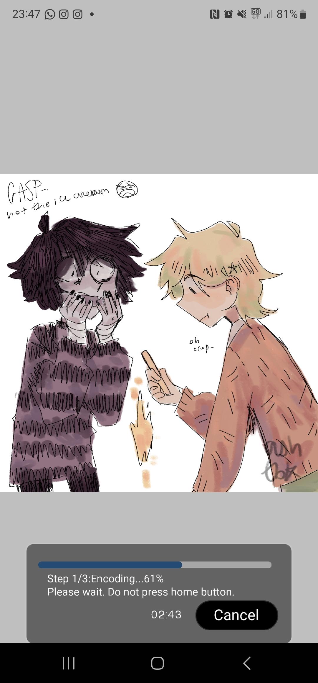 spontaneous bread kaboom 12th bread kaboom // Posting this tomorrow - ibisPaint