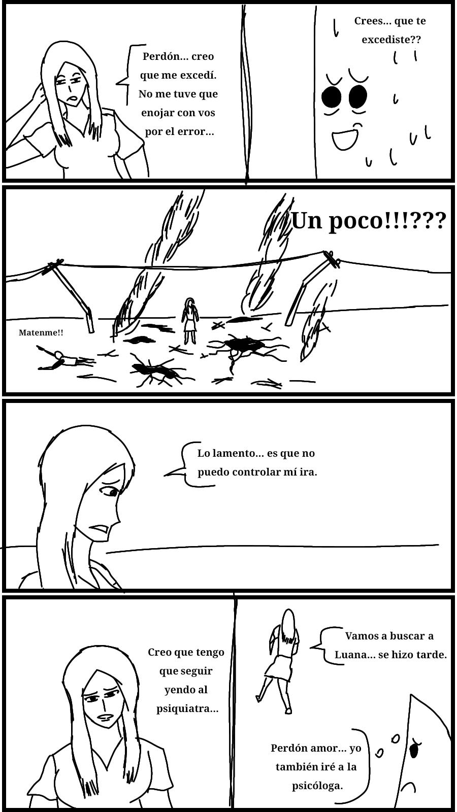Cómic muy random Cosa Random 2 Problemas de carácter - ibisPaint