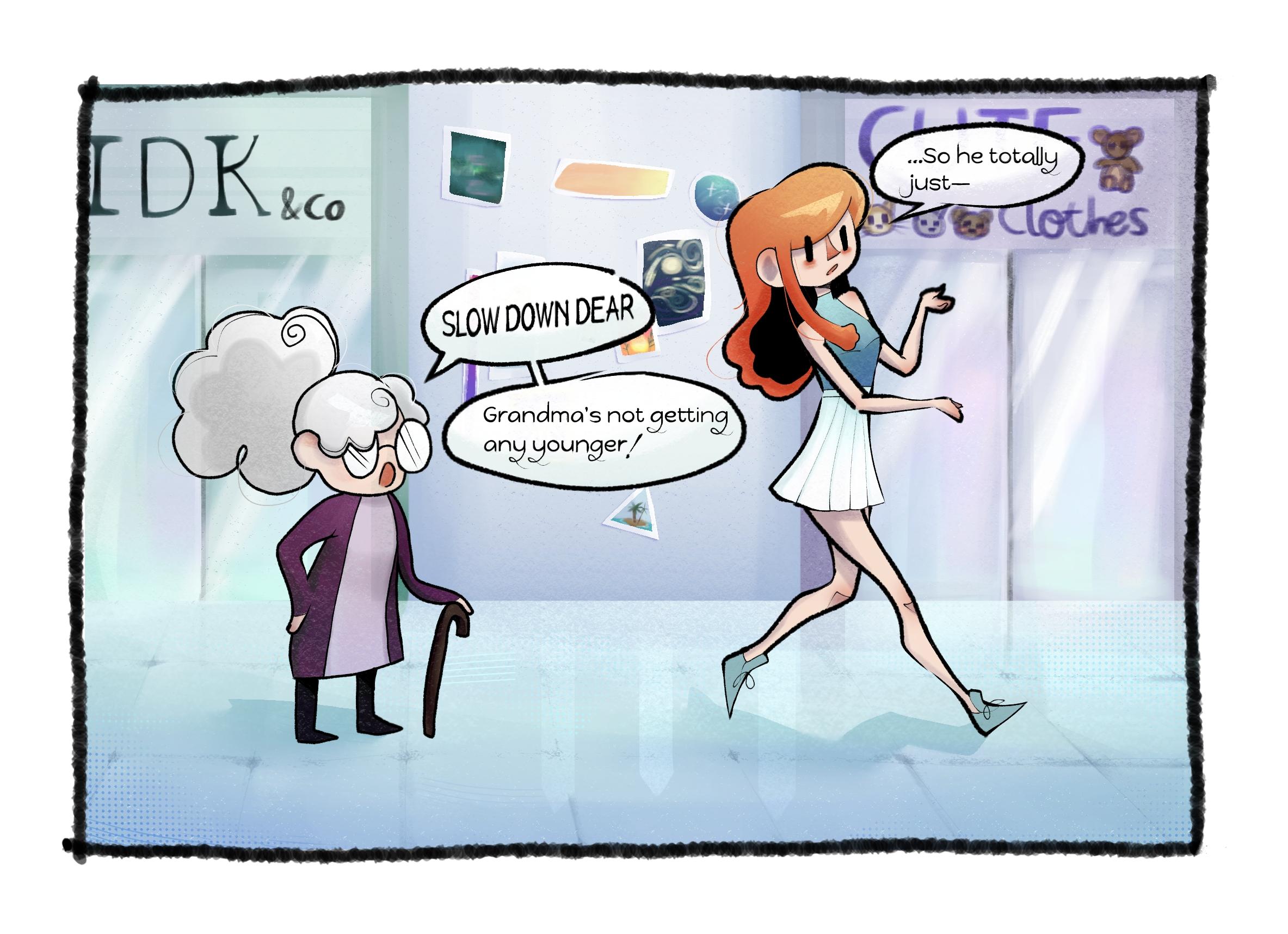 Old ladies club Chapter 7 Duck plushies - ibisPaint