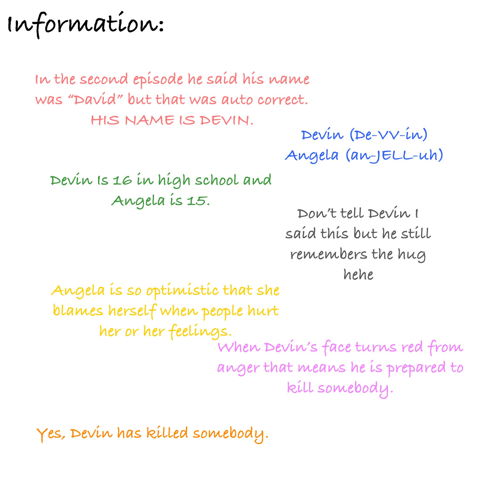 Devin and Angela Episode 7: Info ( not an EP ) - ibisPaint