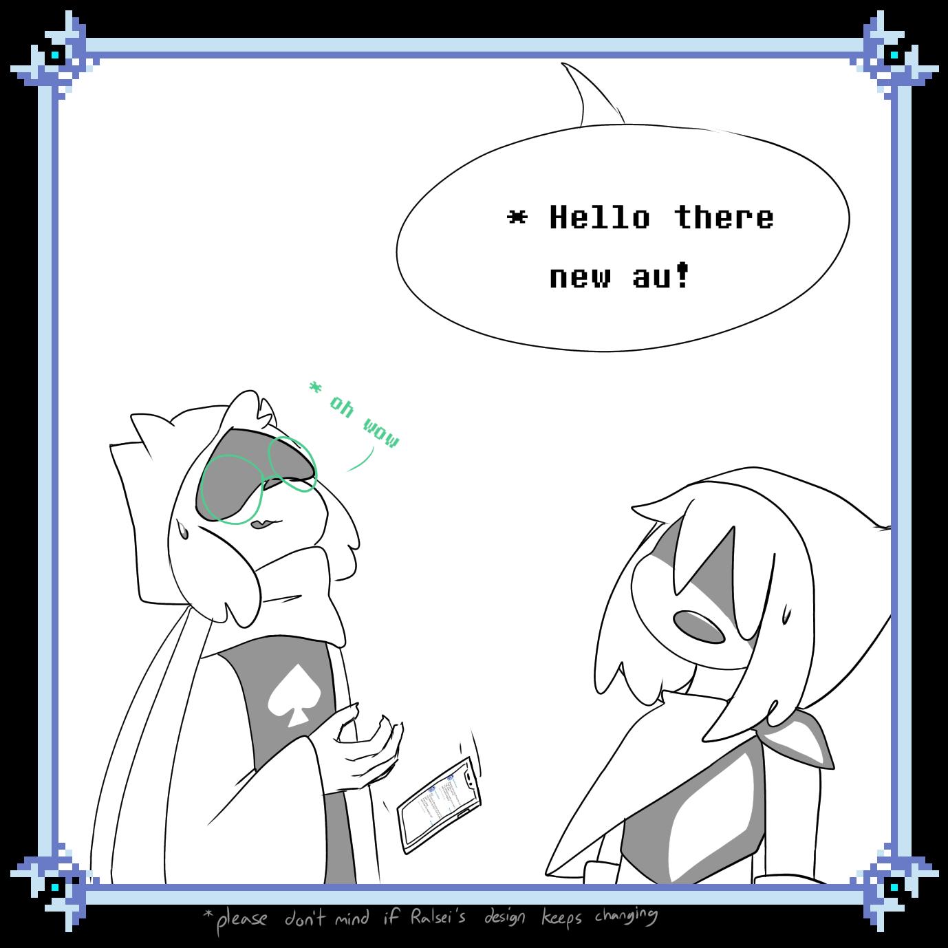 Ask/Dare my deltarune AU 2- e - ibisPaint