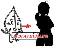 Bfdi Characters As Humans! Remake 1 : Leafy! - ibisPaint