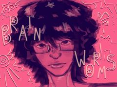 brainworms 6 brains wormed: art request 4! - ibisPaint