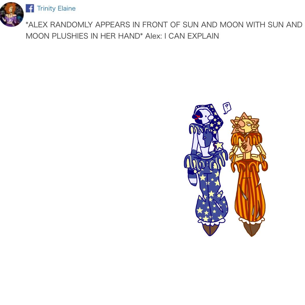 Ask sun and moon my au 14 Sun rays & stars Meep - ibisPaint