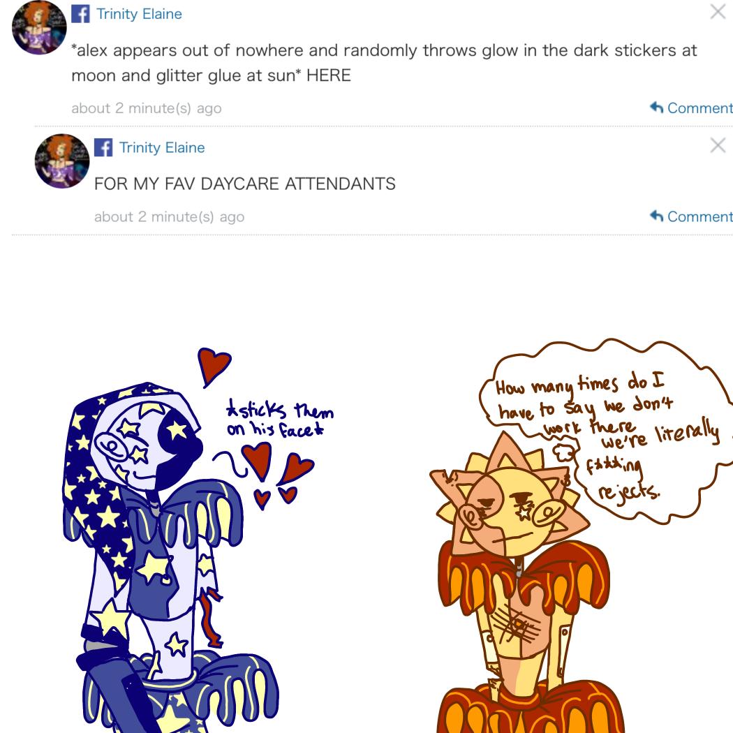 Ask sun and moon my au 14 Sun rays & stars Meep - ibisPaint