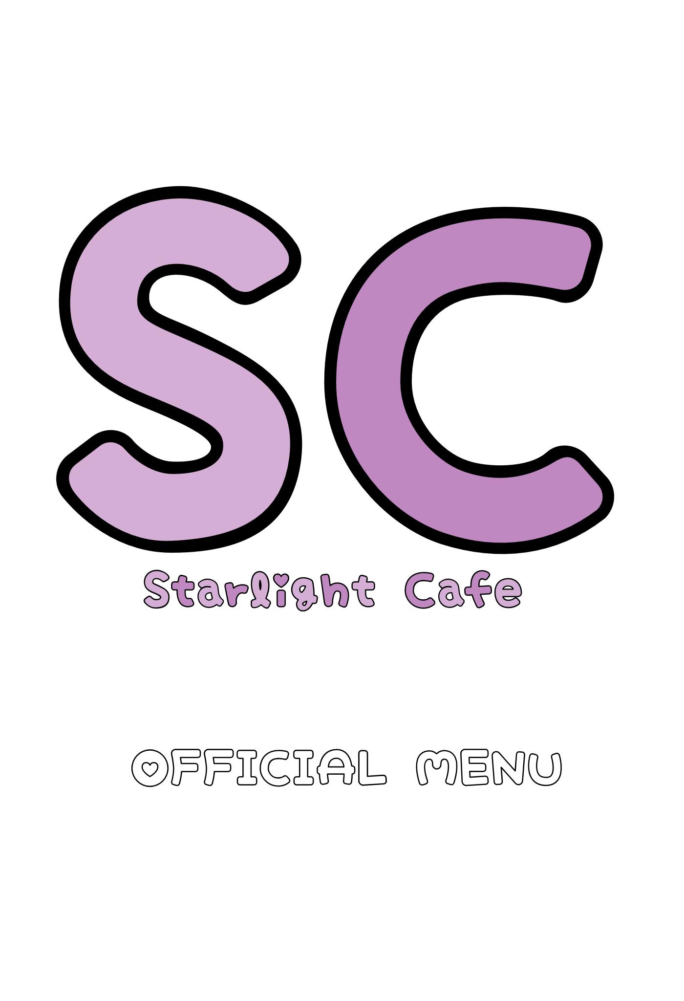 Starlight Cafe 2 : Starlight Cafe Official Menu - ibisPaint