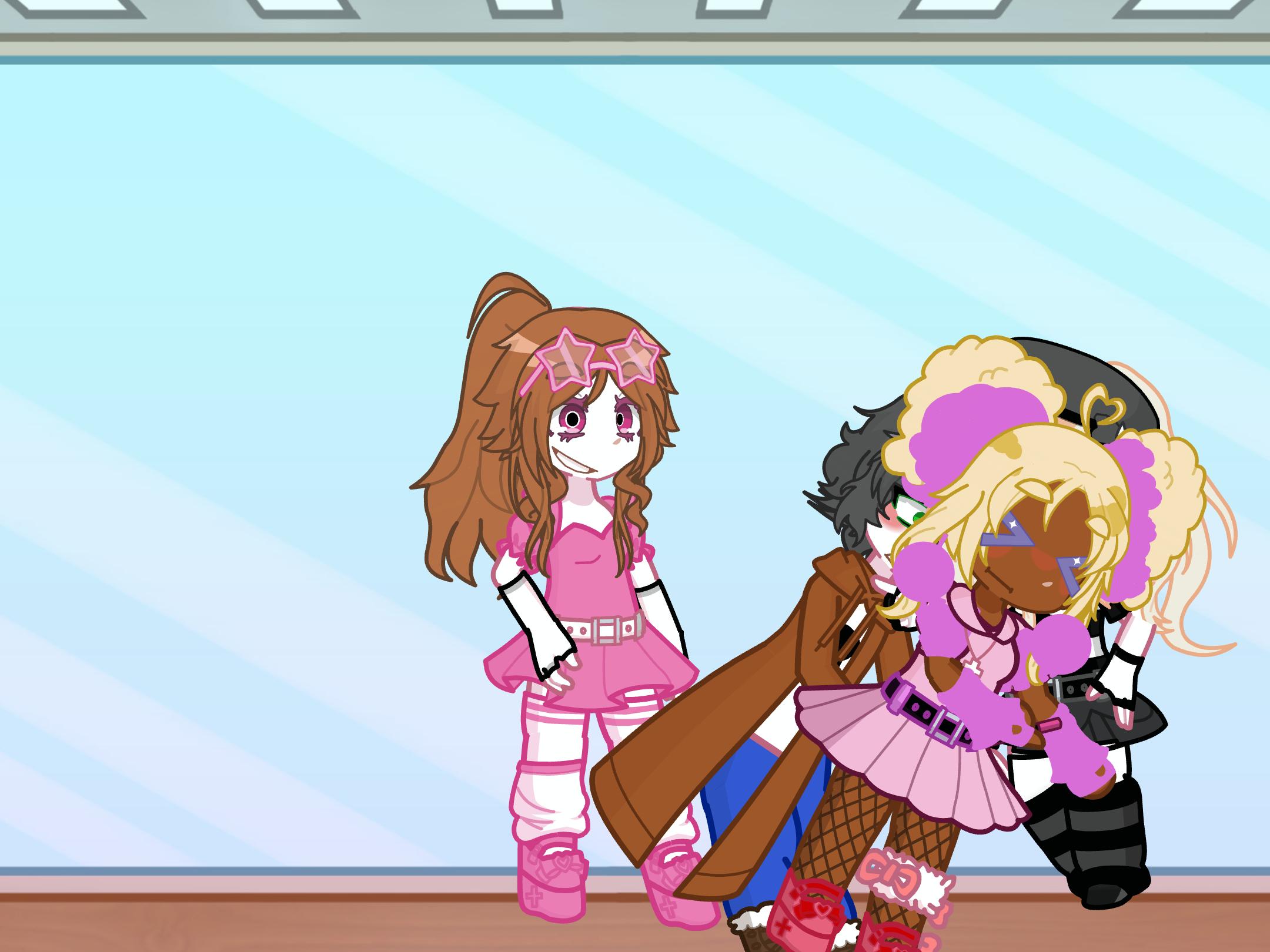 How We Fell Inlove Kissed 3) Hallway fall - ibisPaint