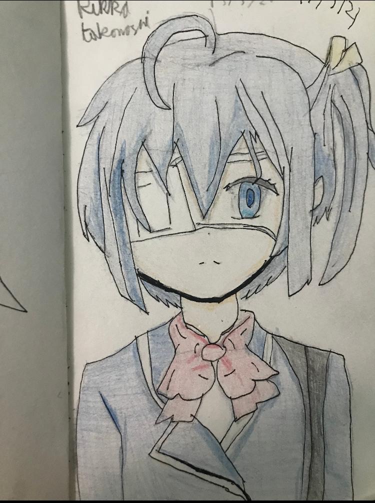 My drawings on paper(irl) Drawing 7 Rikka takanashi - ibisPaint