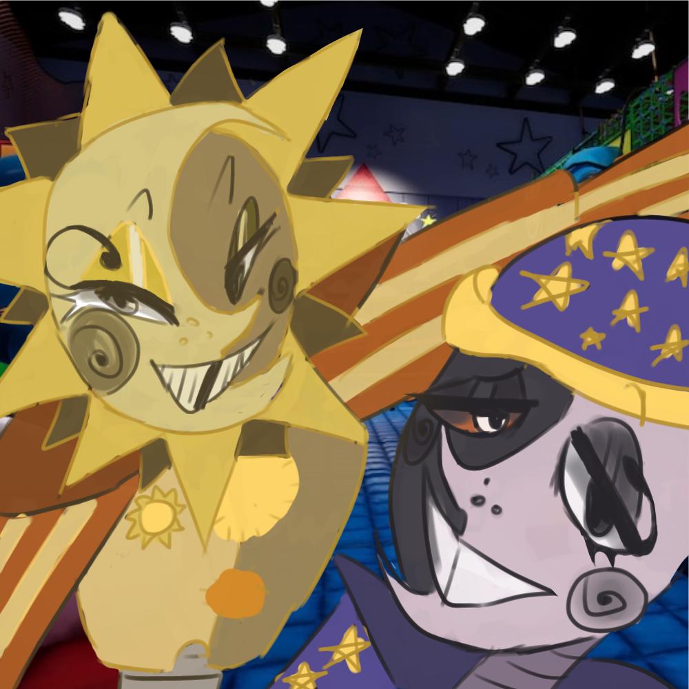 Ask sun n moon!~ (my au!) ☀️🌖 Homocided 1 staff Ask sun and moon pfp ig - ibisPaint