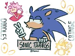 a sonic doodle comic - ibisPaint