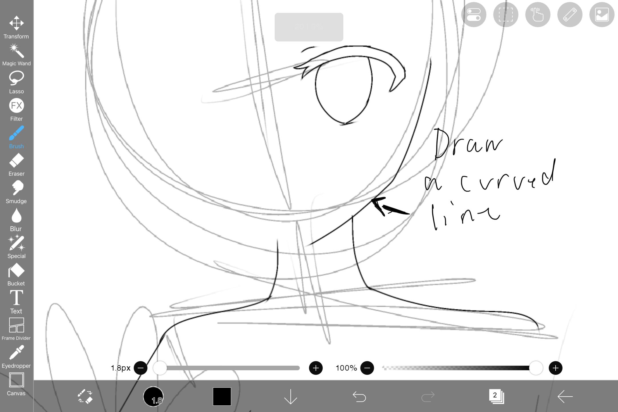 How to draw like me! Lesson3 How to draw anatomy - ibisPaint