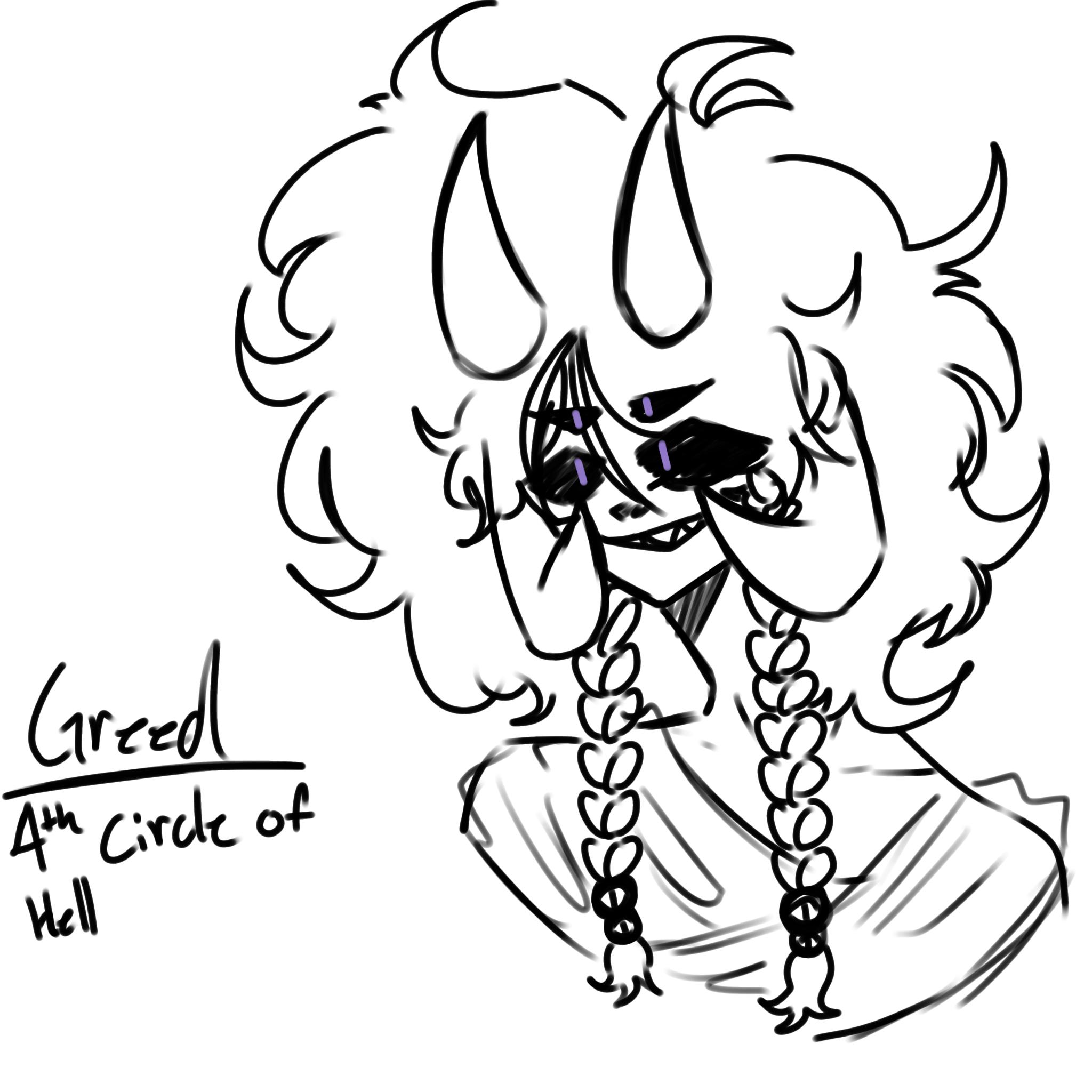 Screech’s Show Stolen 53 Hearts Greed - ibisPaint
