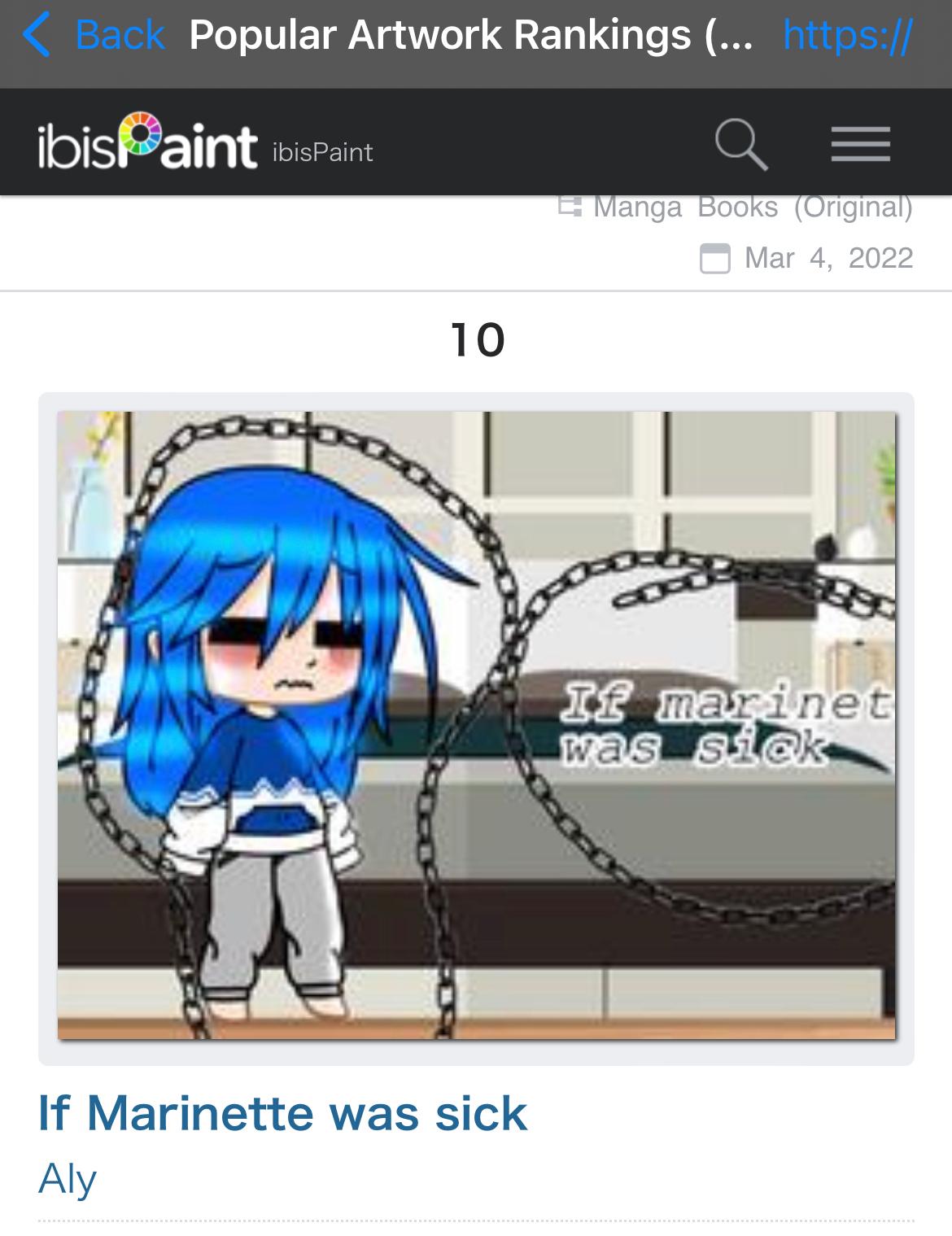 If Marinette was sick/more Epidode13 THANK YOU SO MUCH - ibisPaint