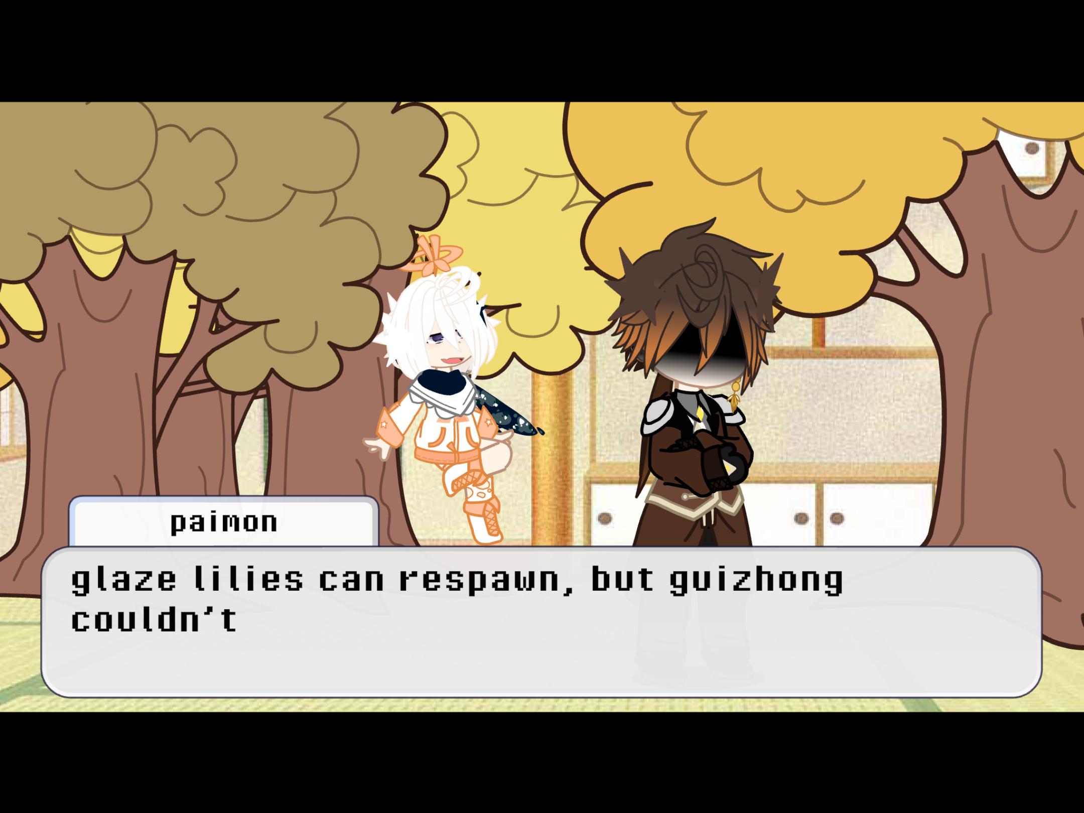 genshin chaos braincells lost: 3 paimon angy - ibisPaint