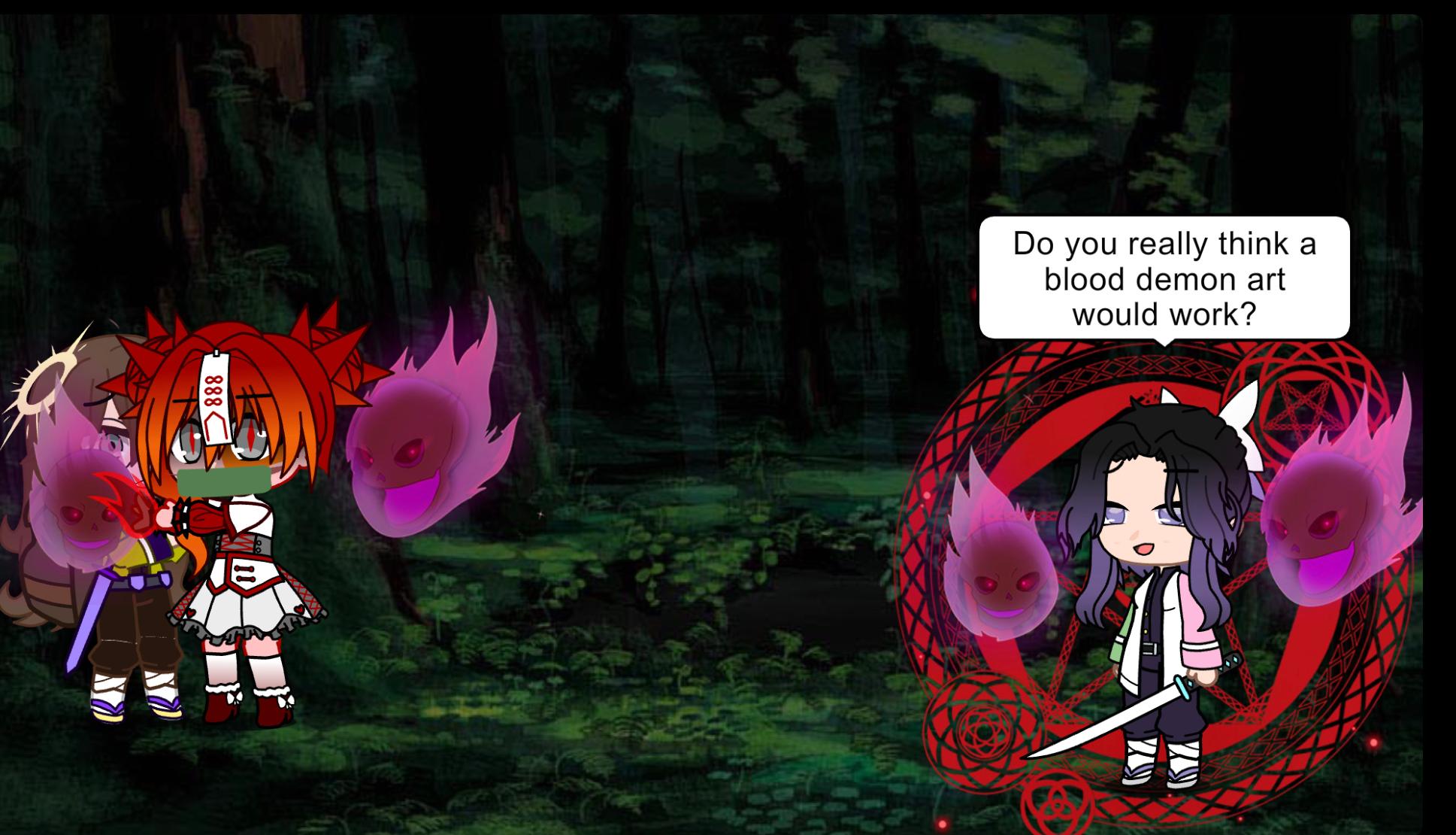 Me and friend in demon slayer Demons slayed 14 RUN!!! - ibisPaint