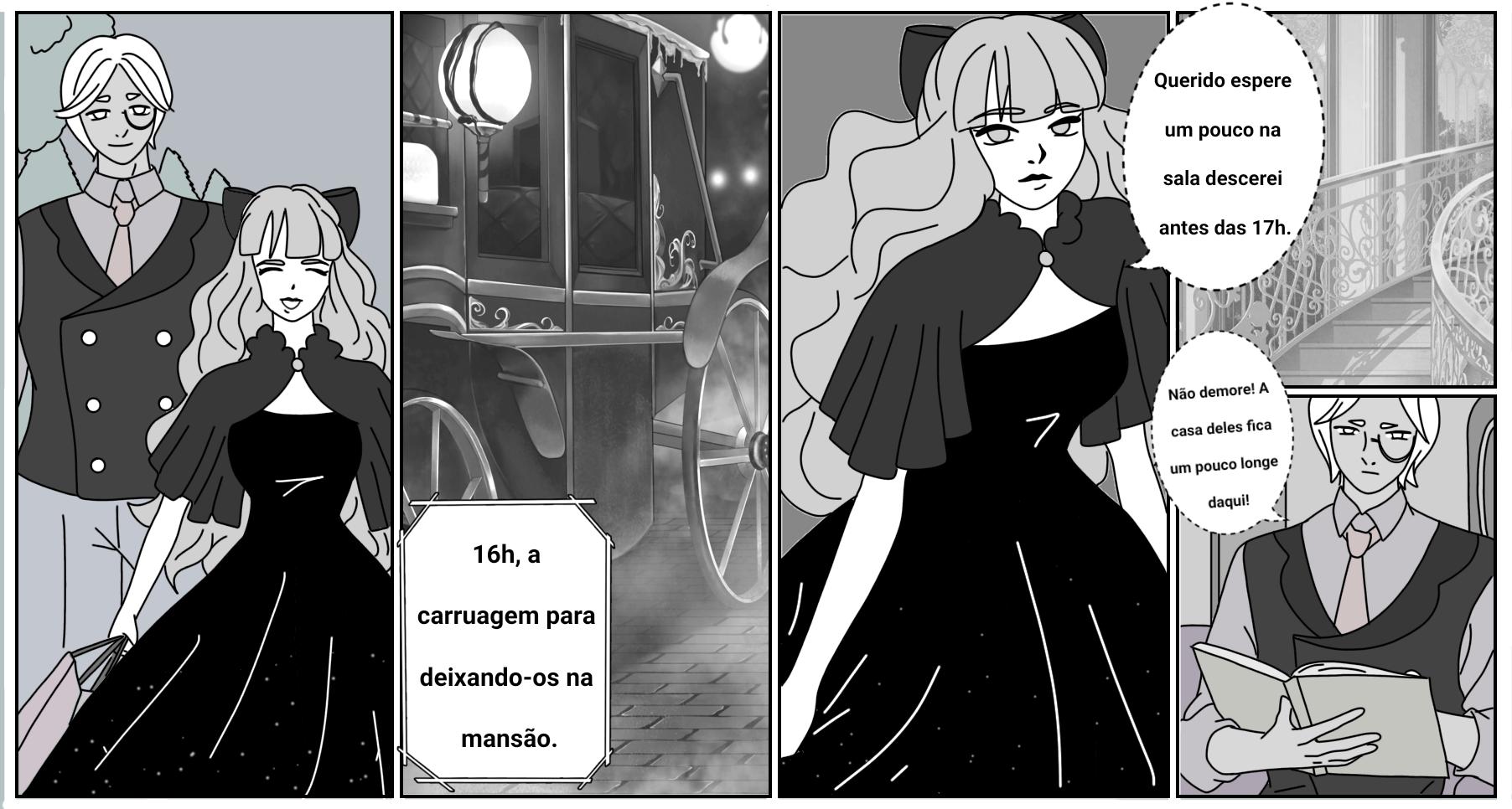 Até a próxima morte Capitulo1 Assalto a mansão M'lila - ibisPaint