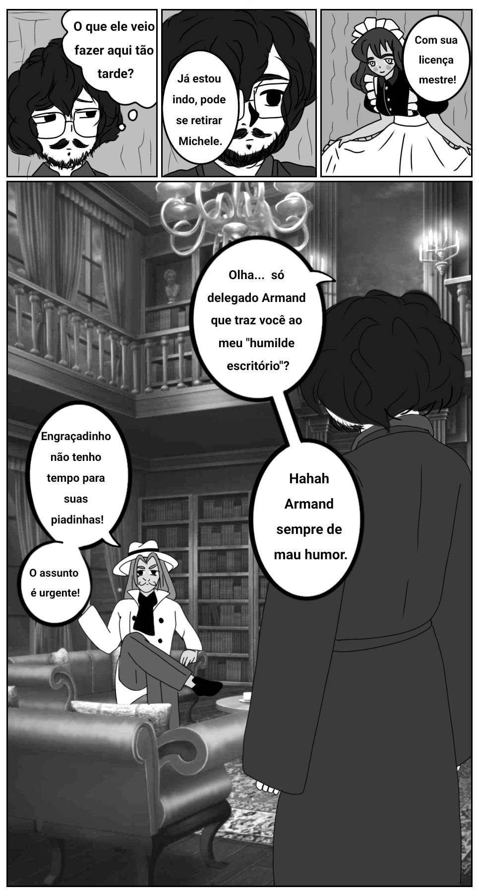 Até a próxima morte Capitulo1 Assalto a mansão M'lila - ibisPaint