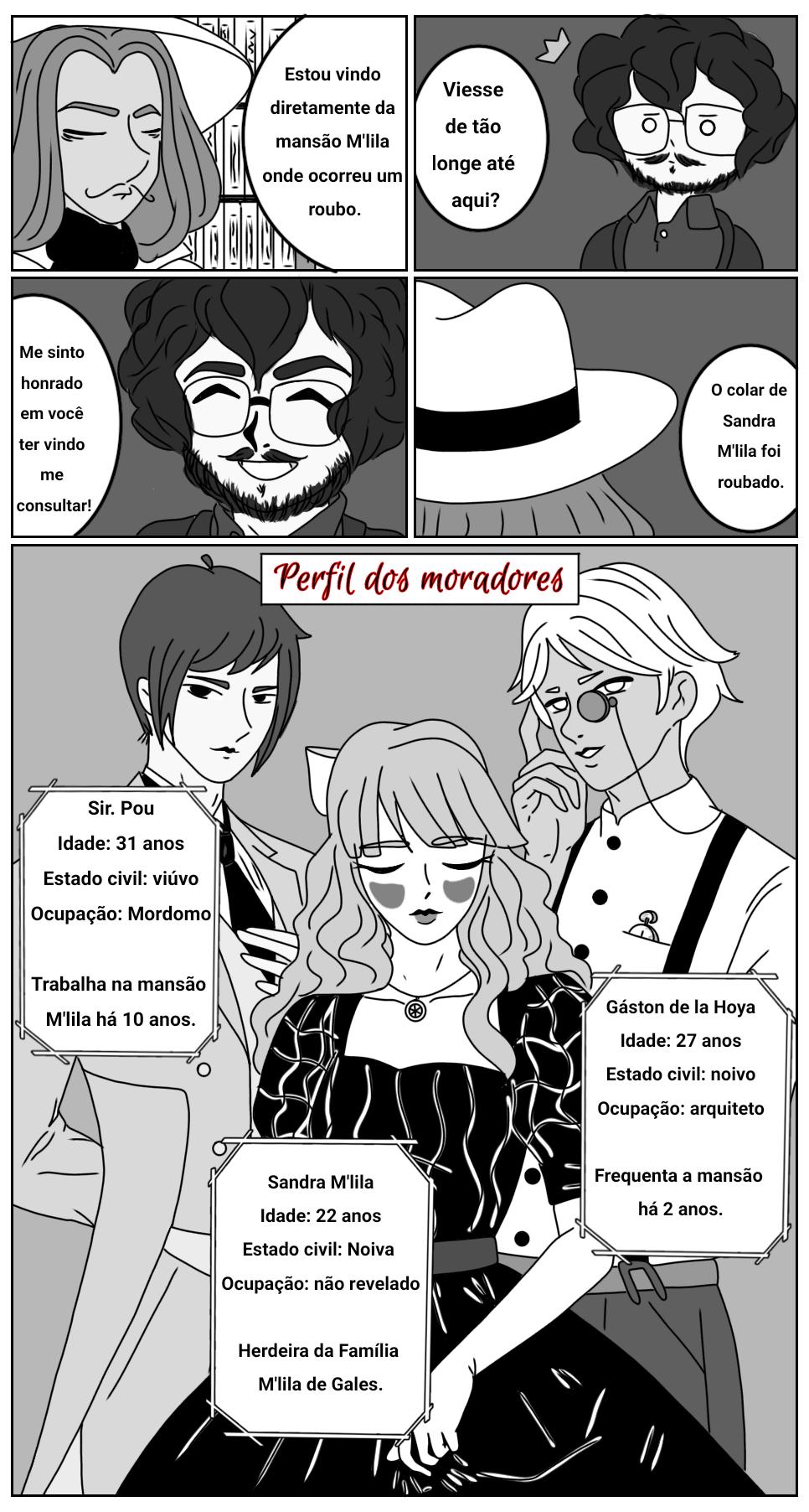 Até a próxima morte Capitulo1 Assalto a mansão M'lila - ibisPaint