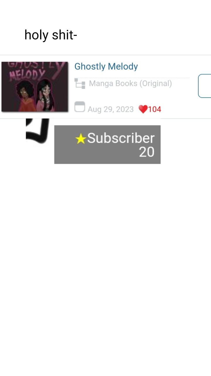 Ghostly Melody (OLD) Chapter 13 Announcement (NAE) - ibisPaint