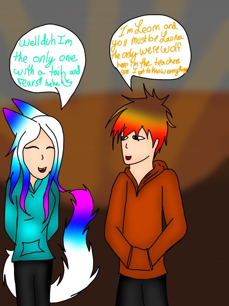 Only Werewolf in Human School Ep1 Meeting Leom - ibisPaint
