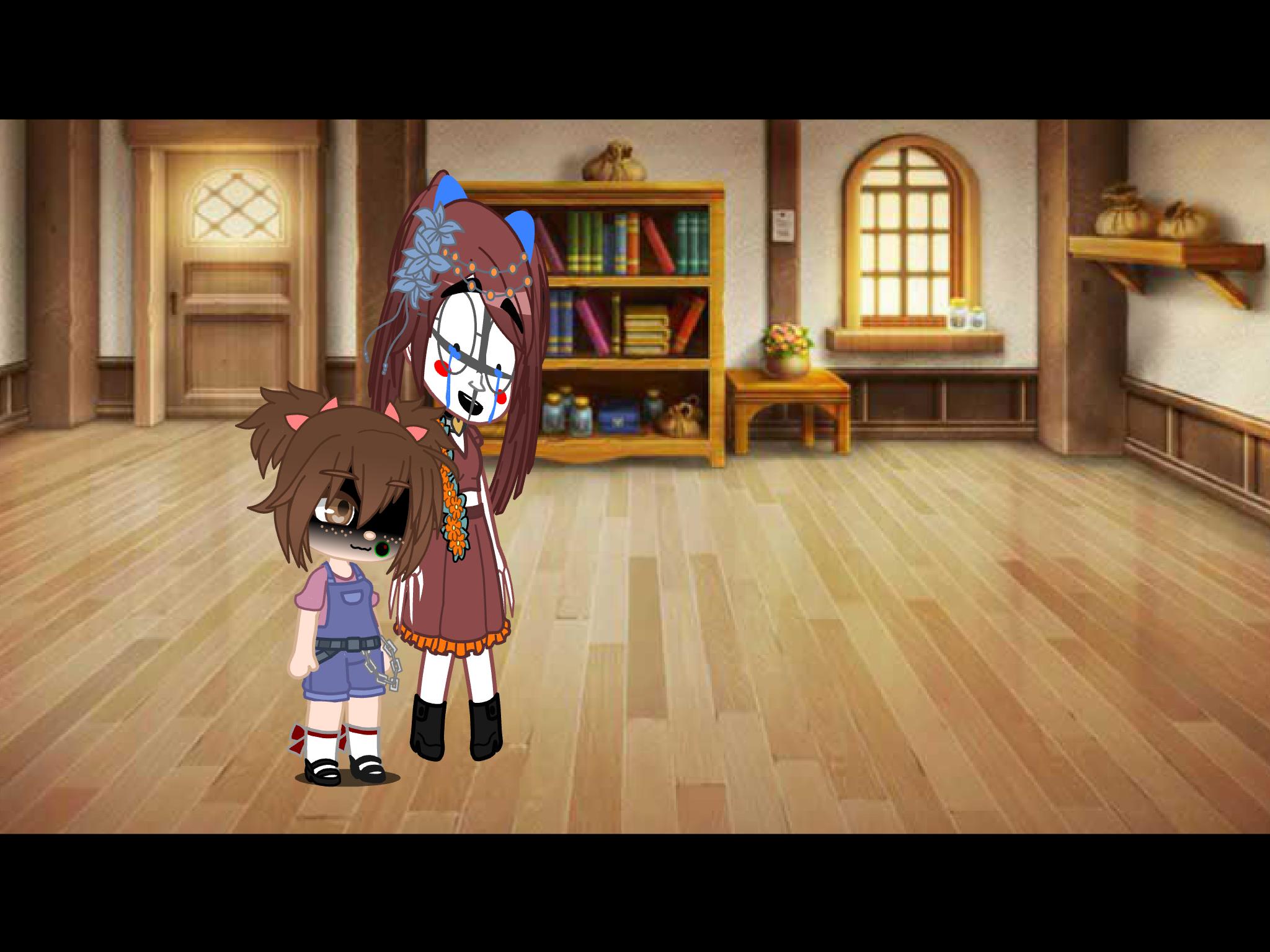 Aftons meet Fazbear Frights Episode 8 Sarah and Eleanor meet st them - ibisPaint