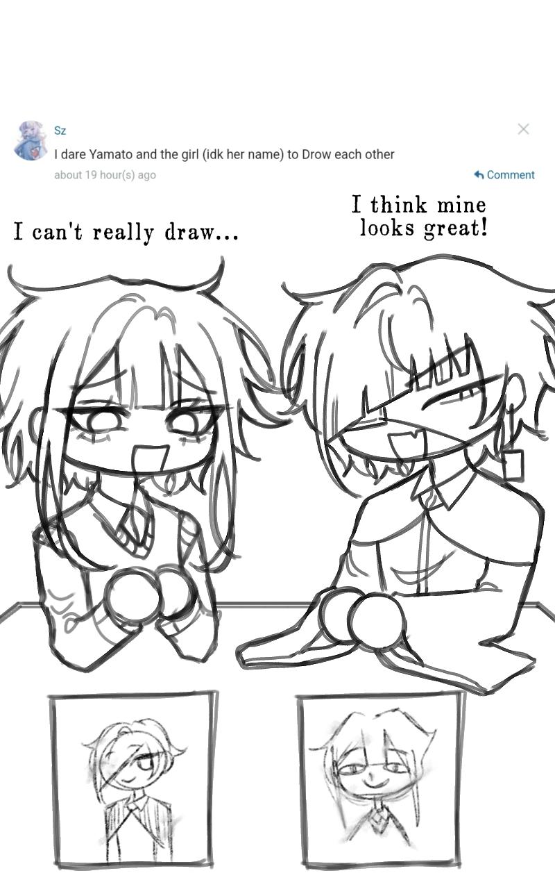 One Click Into the AfterWorld Chapter 7 - [NAE] Q&A + Dares - ibisPaint