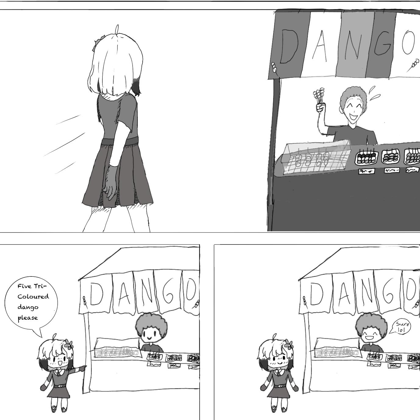 Anaru’s Daily Life Ch 1 // Dango Stall - ibisPaint
