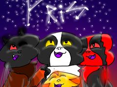 Peta, Drak, Shadow e Bibi - ibisPaint