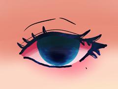 She stares at me... - ibisPaint