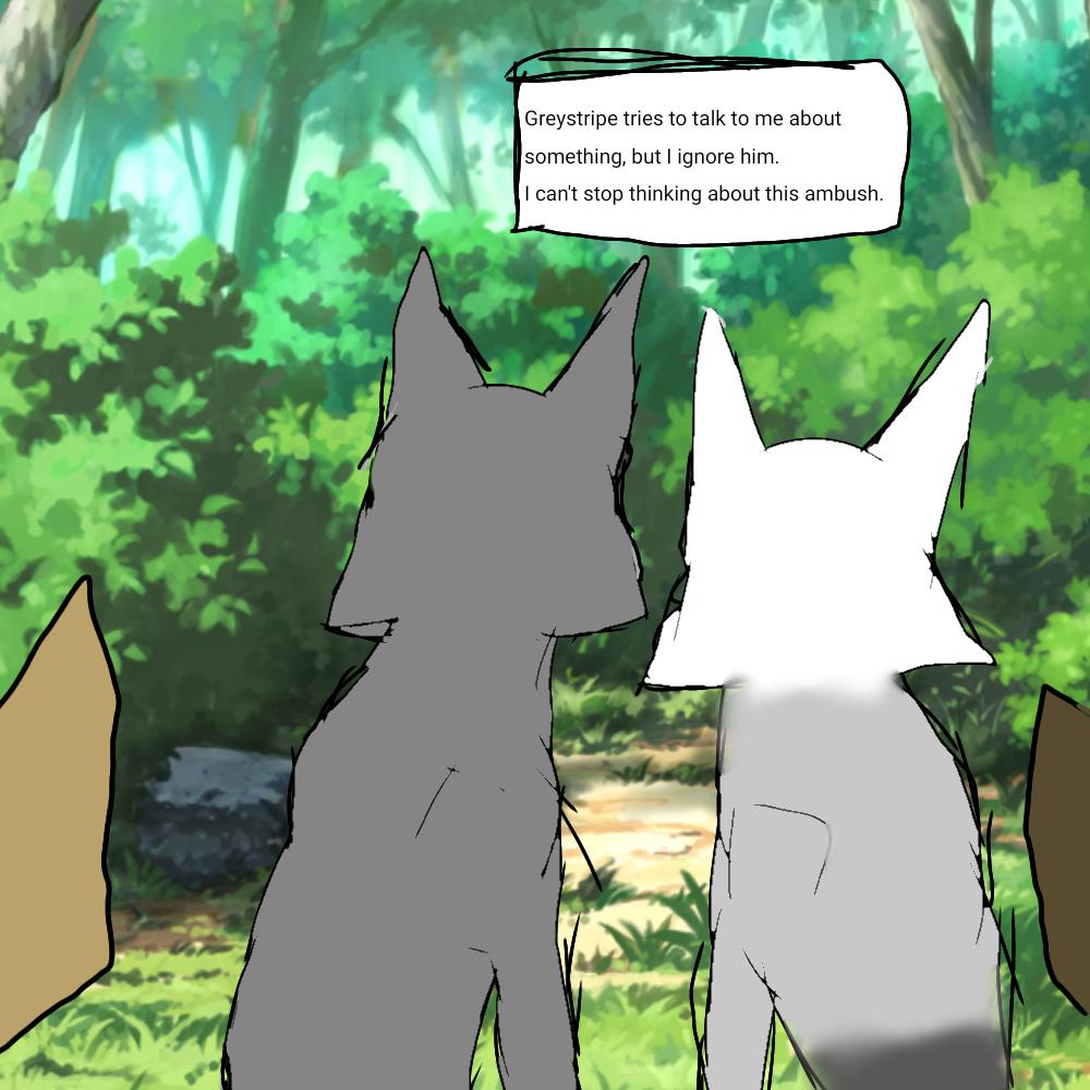 Warrior Cats, Stories for ocs. Episode 3 StoneLeaf and GrassBerry pt 2 - ibisPaint