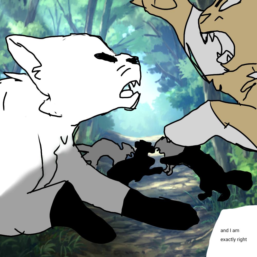 Warrior Cats, Stories for ocs. Episode 3 StoneLeaf and GrassBerry pt 2 - ibisPaint